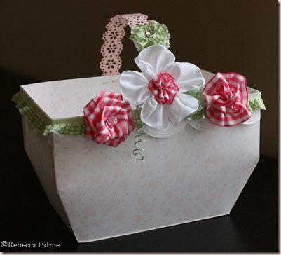 Eclectic Endeavours: Spring Ribbon Sampler Basket for May Arts